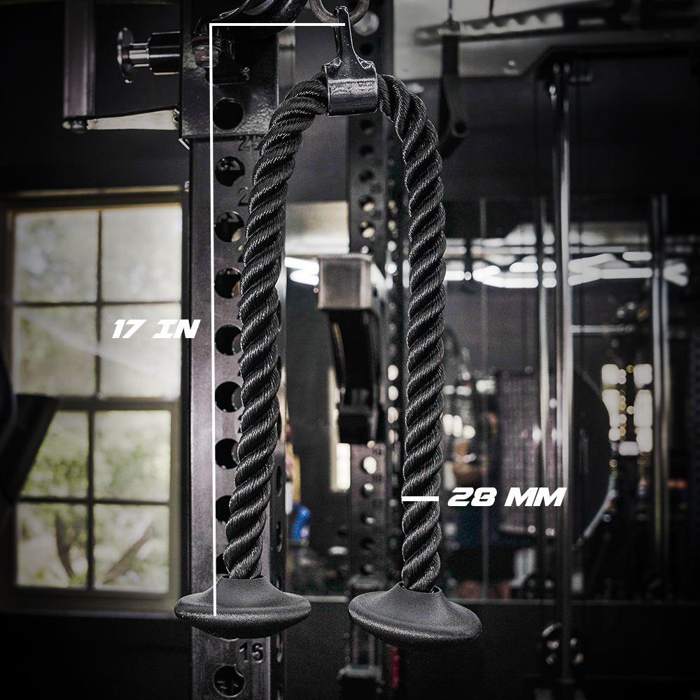 Tricep Rope Attachment-Press Down – Force 6 Fitness