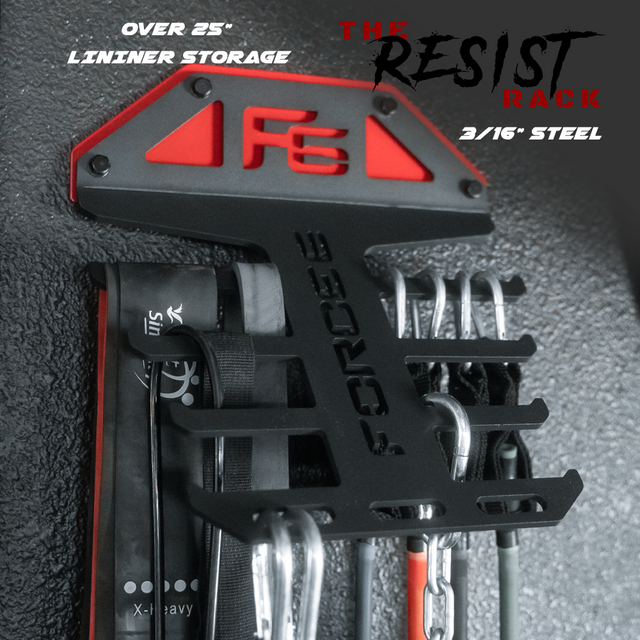 WALL MOUNTED RESISTANCE BAND STORAGE HANGER – Force 6 Fitness